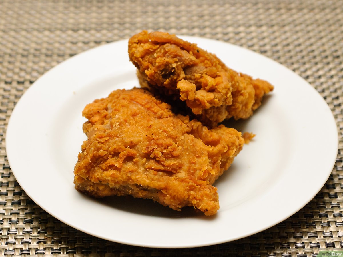 Pollo frito empanizado al estilo Kentucky