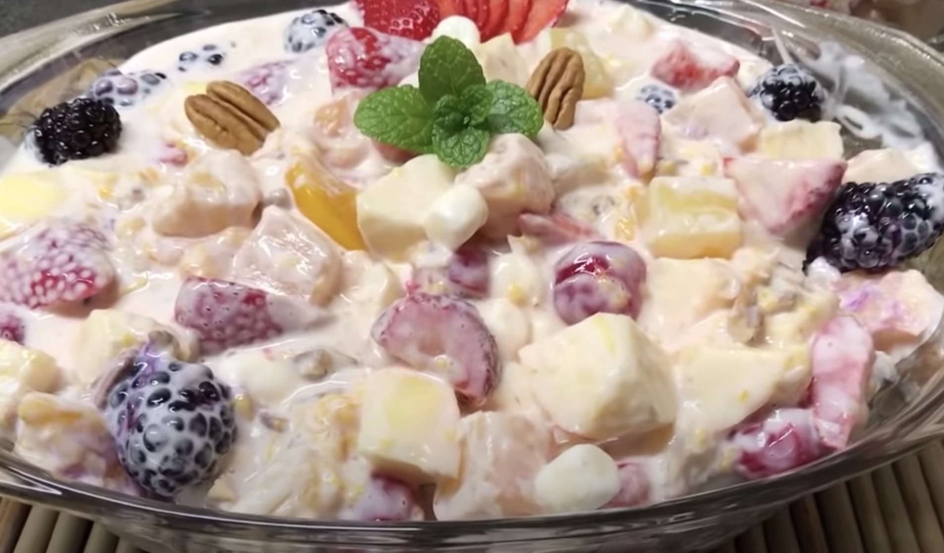 Ensalada De Frutas Con Crema Receta Muy Deliciosa